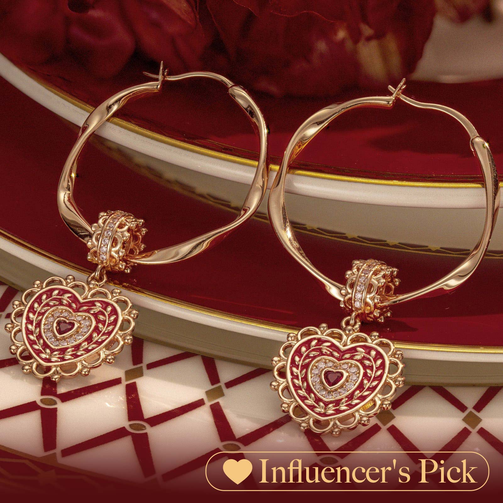 [?As @JeannieBASMR's Pick] Sterling Silver Crowned With Love Charms Ea ...